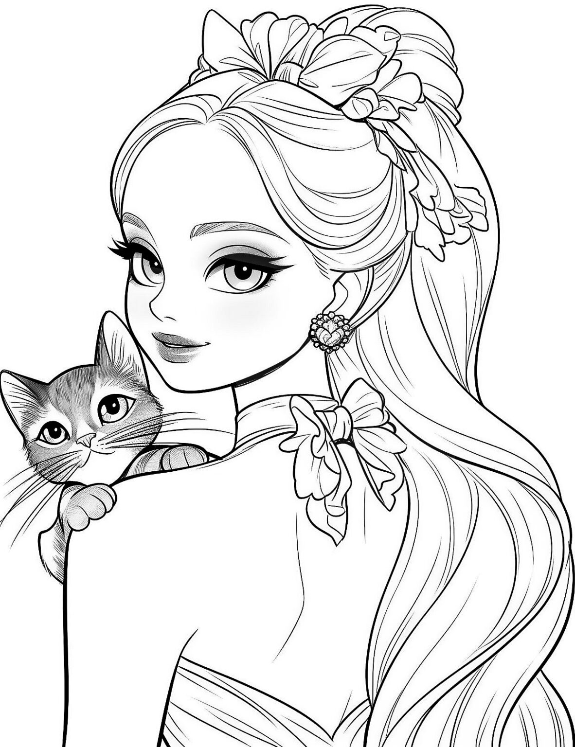 Barbie Printable Coloring Pages - King Printables