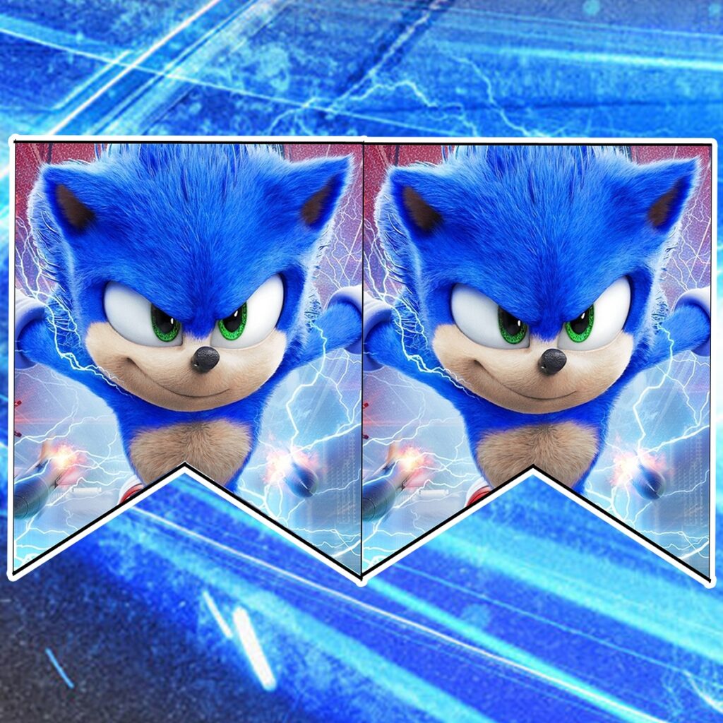 Sonic Banner Printables Free - King Printables