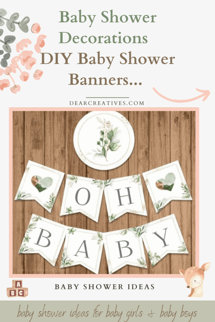 Free Printable Baby Shower Banner Letters - King Printables
