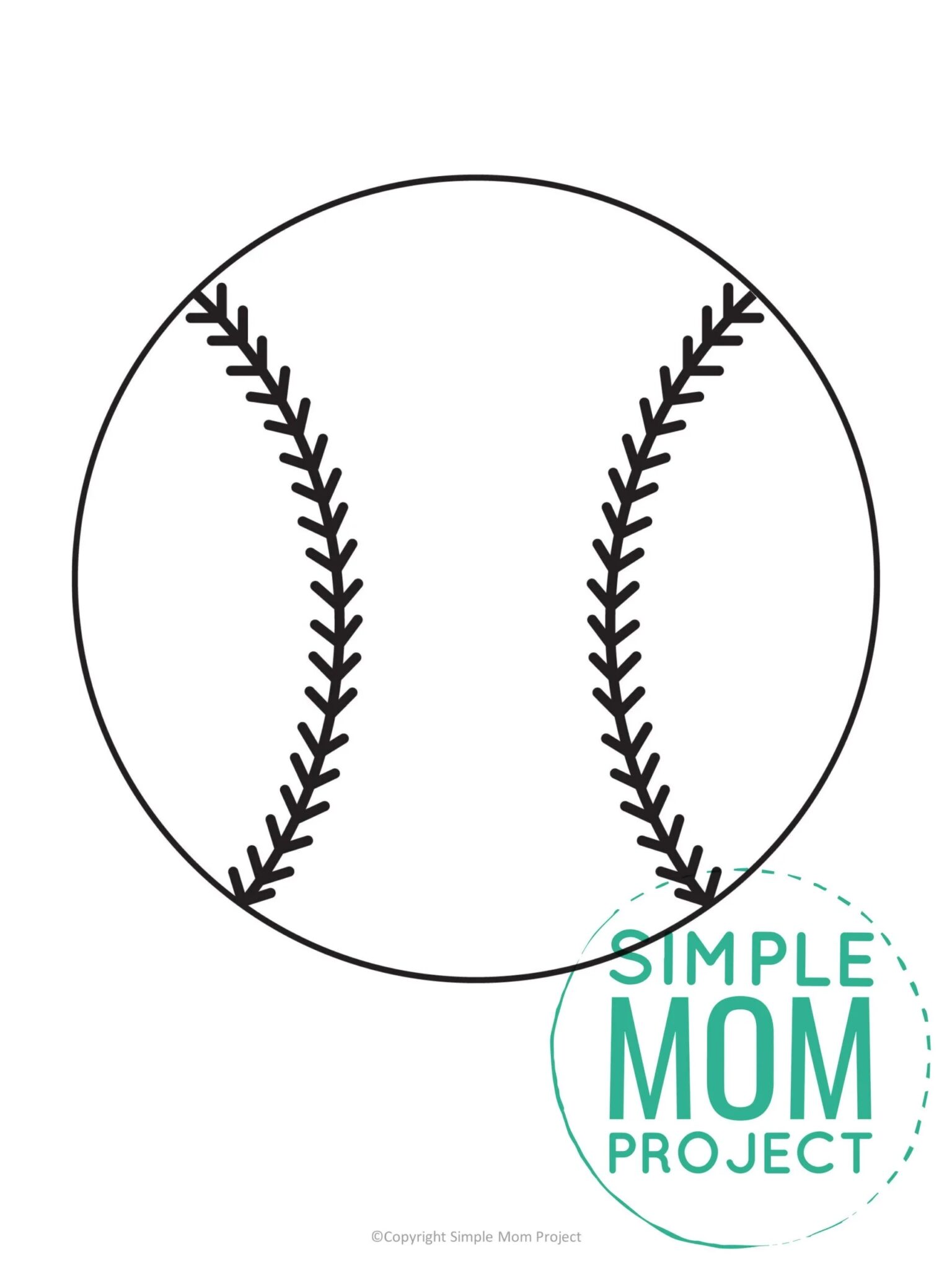 Free Printable Baseball Template Printable - King Printables