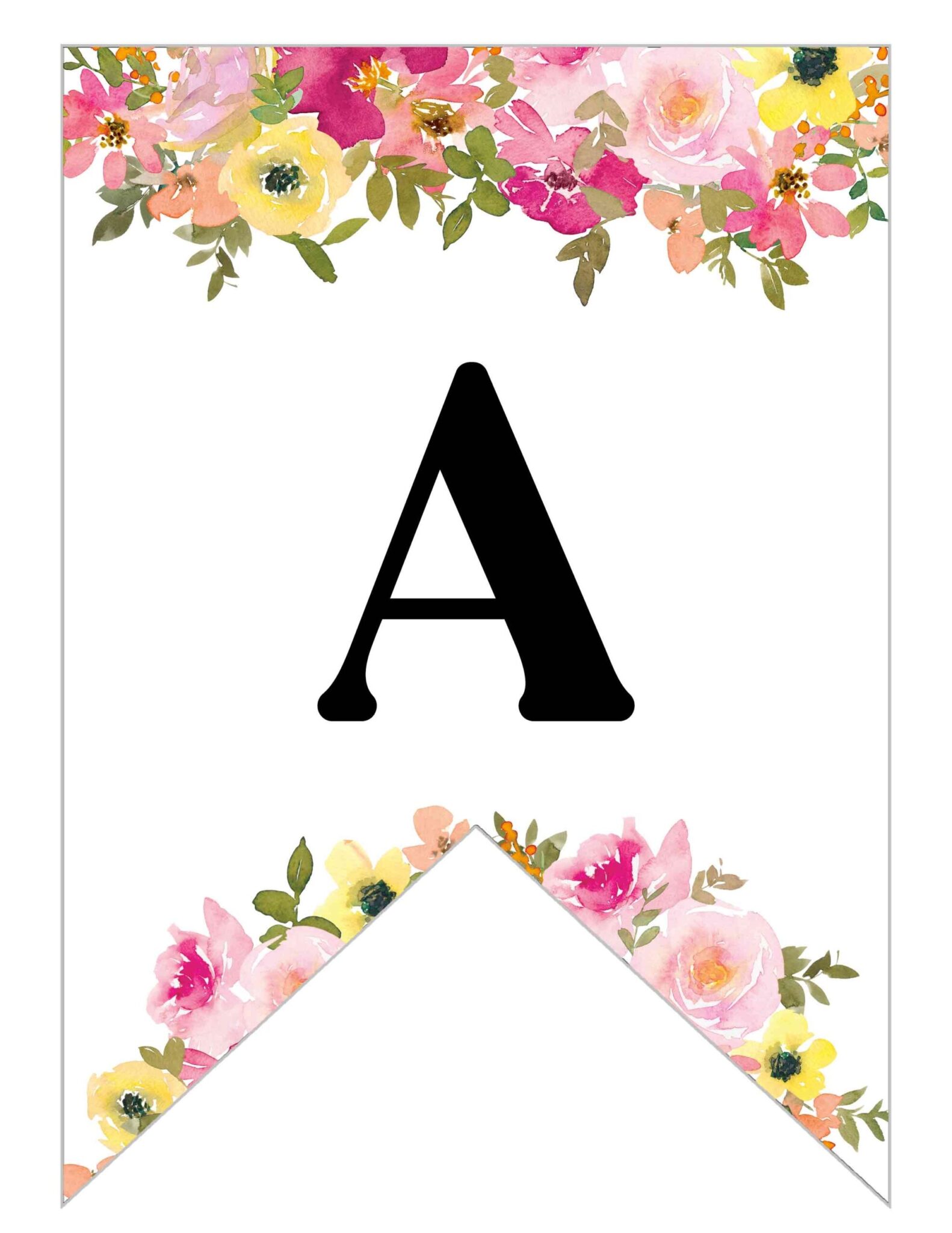 Free Printable Letters For Banners Entire Alphabet - King Printables