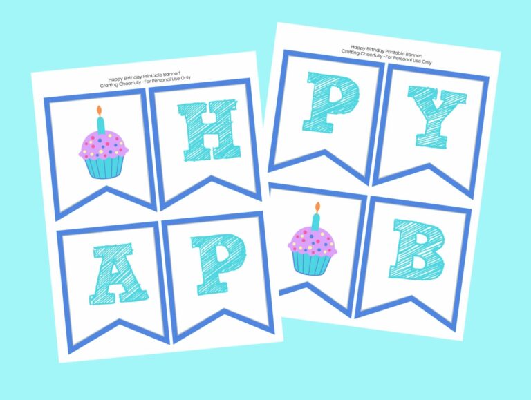 Diy Birthday Banner Printable - King Printables
