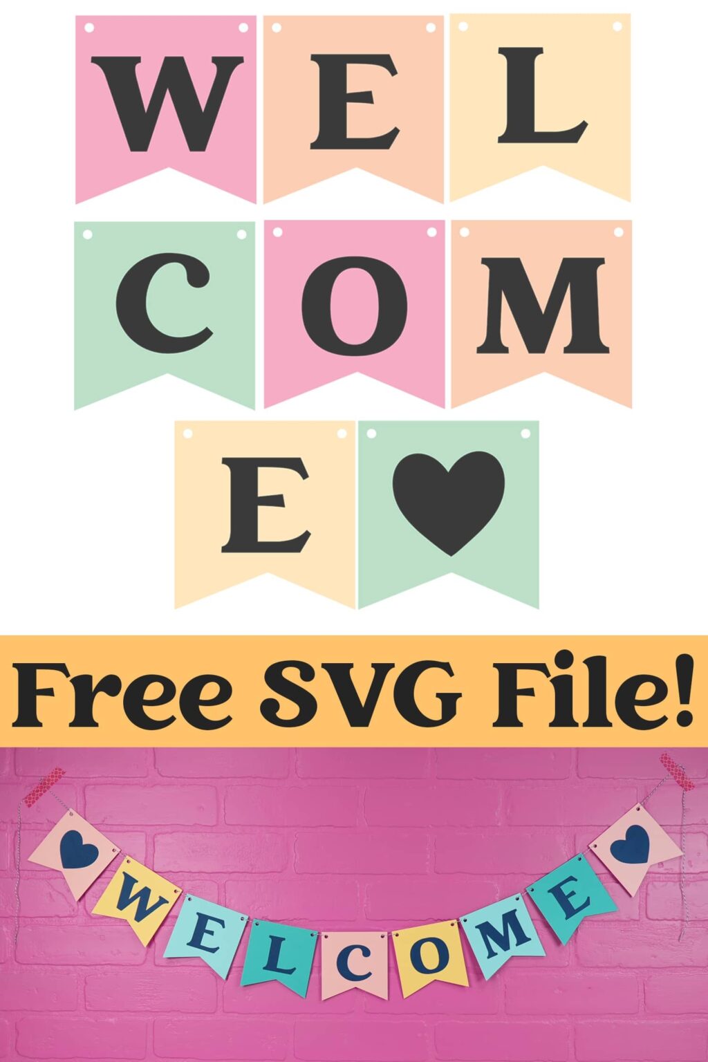 Free Printable Welcome Banner Template - King Printables