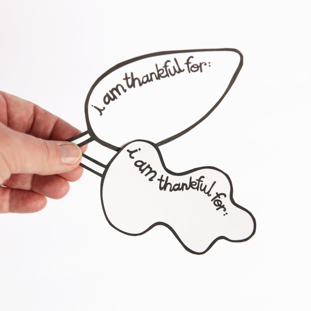 I Am Thankful For Printable Banner - King Printables