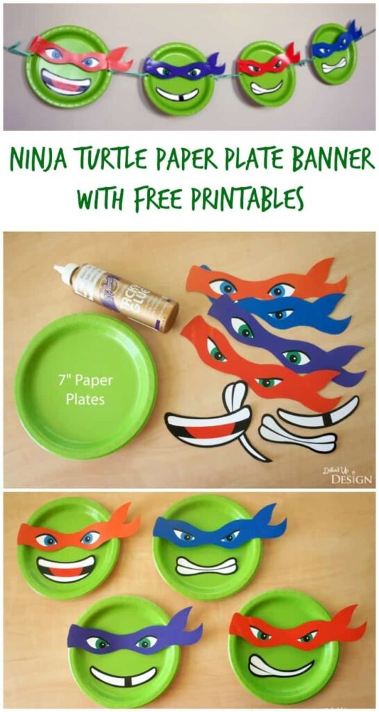 Free Printable Ninja Turtle Birthday Banner - King Printables