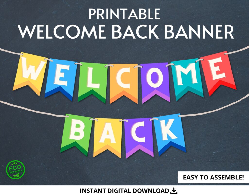 Free Printable Home Sweet Home Banner - King Printables