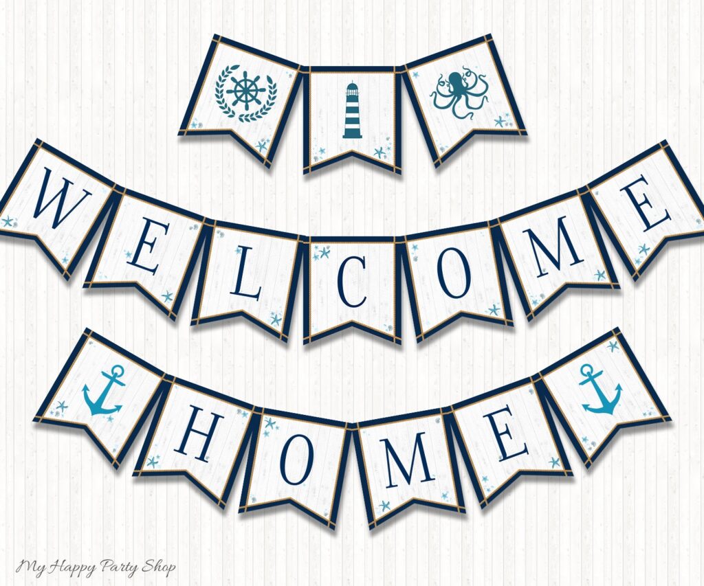 Printable Welcome Home Banners - King Printables