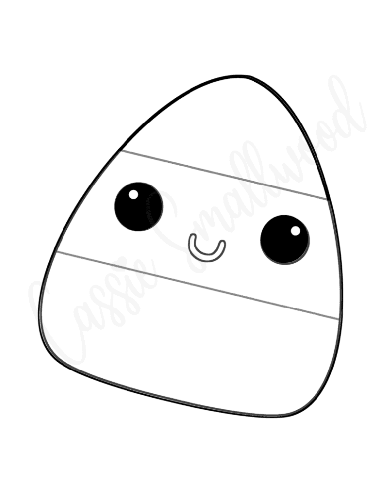 Coloring Pages Candy Corn - King Printables