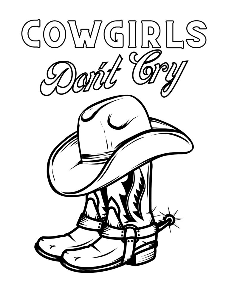 Country Music Coloring Pages - King Printables