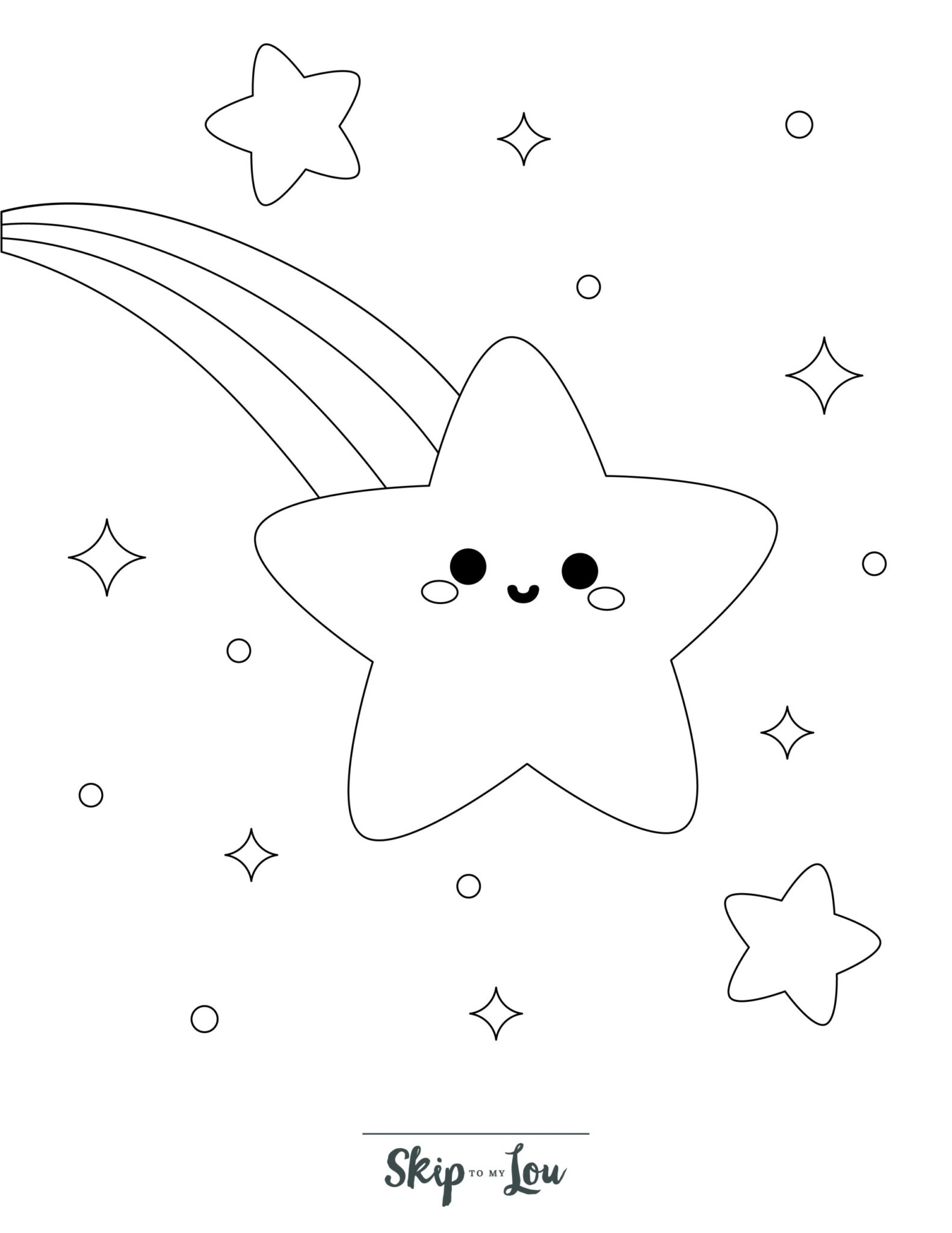 Star Coloring Pages Printable - King Printables