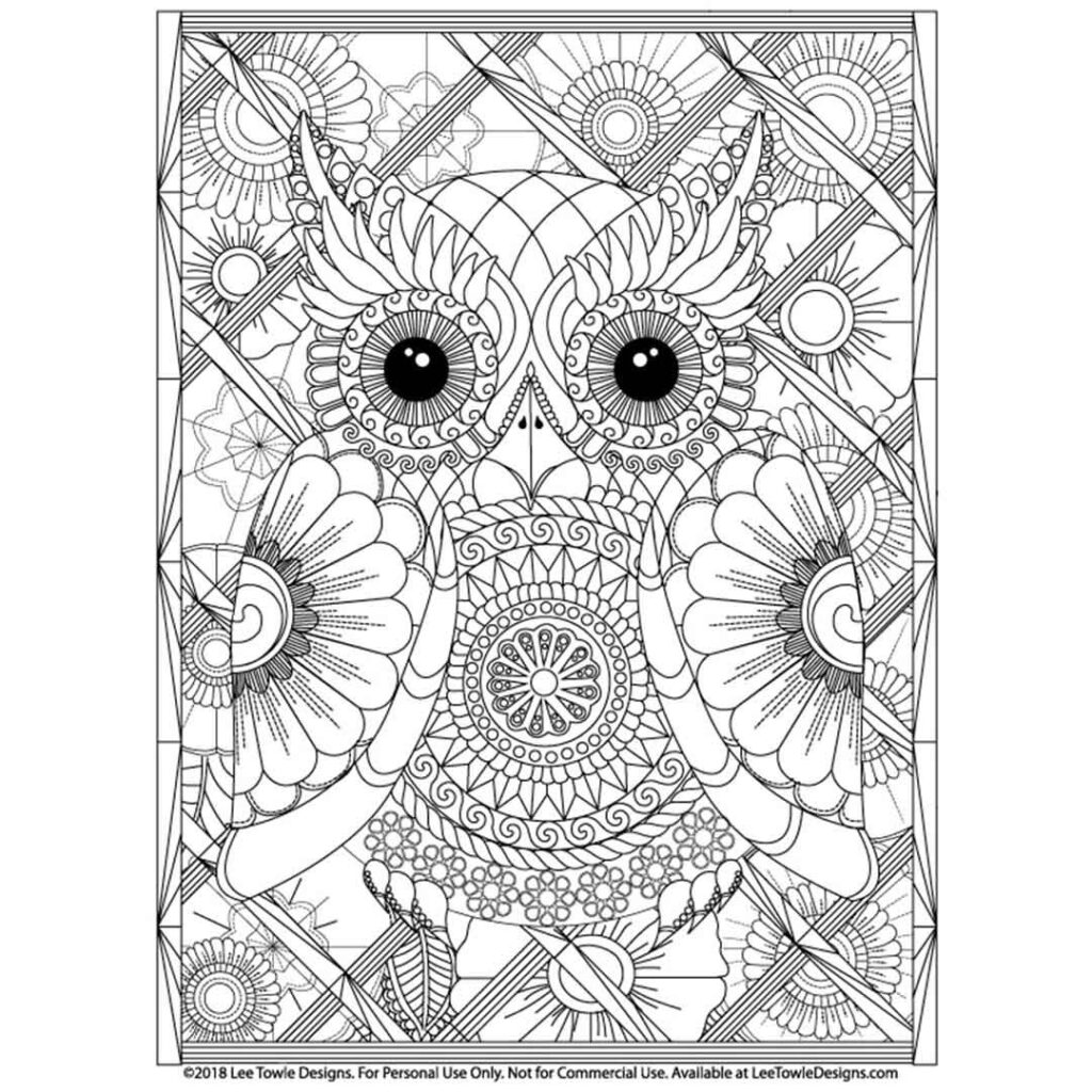 Free Zen Coloring Pages - King Printables